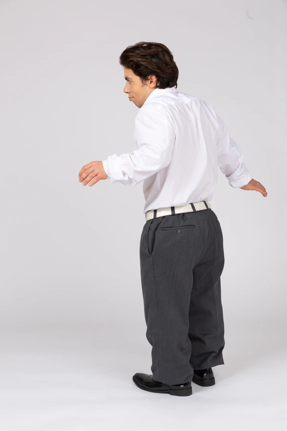 Man Facing Away From Camera